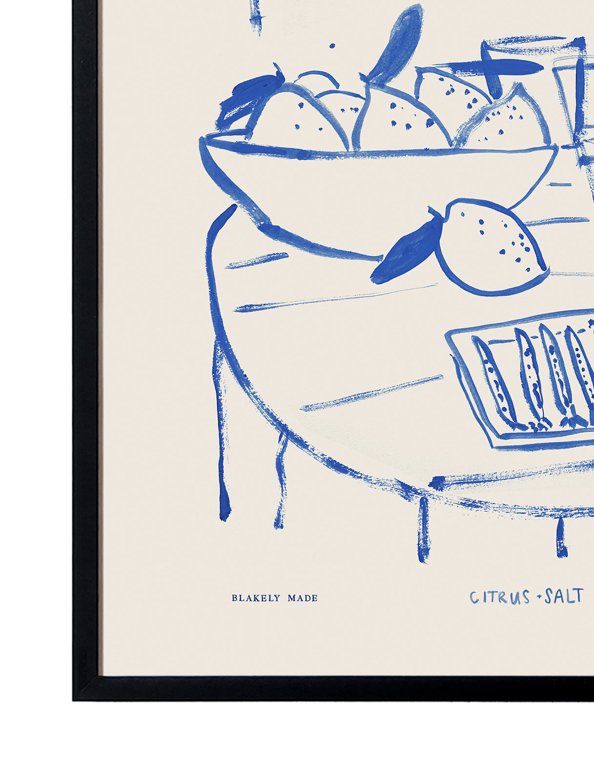 Hôtel Magique art print Citrus and Salt by Blakely Made